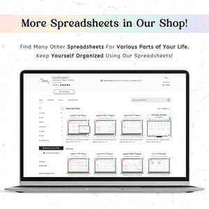 Monthly Calendar Google Sheets, 2024 2025 Planner, Task Tracker ...