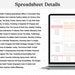 Daily Habit Tracker Spreadsheet Google Sheets Template, Daily Weekly ...