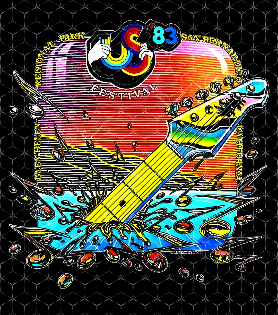 1983 Festival Rare T-shirt Png, Digital Download, Png File, DTG, DTF ...