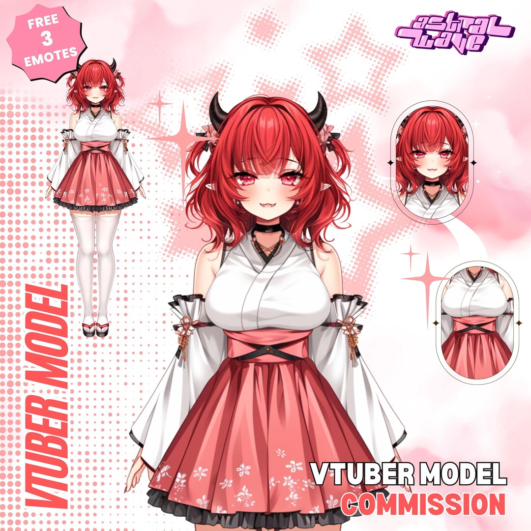 Ready to Use Vtuber, Forest Rogue Boy - Premade & Presetup Model Ready ...