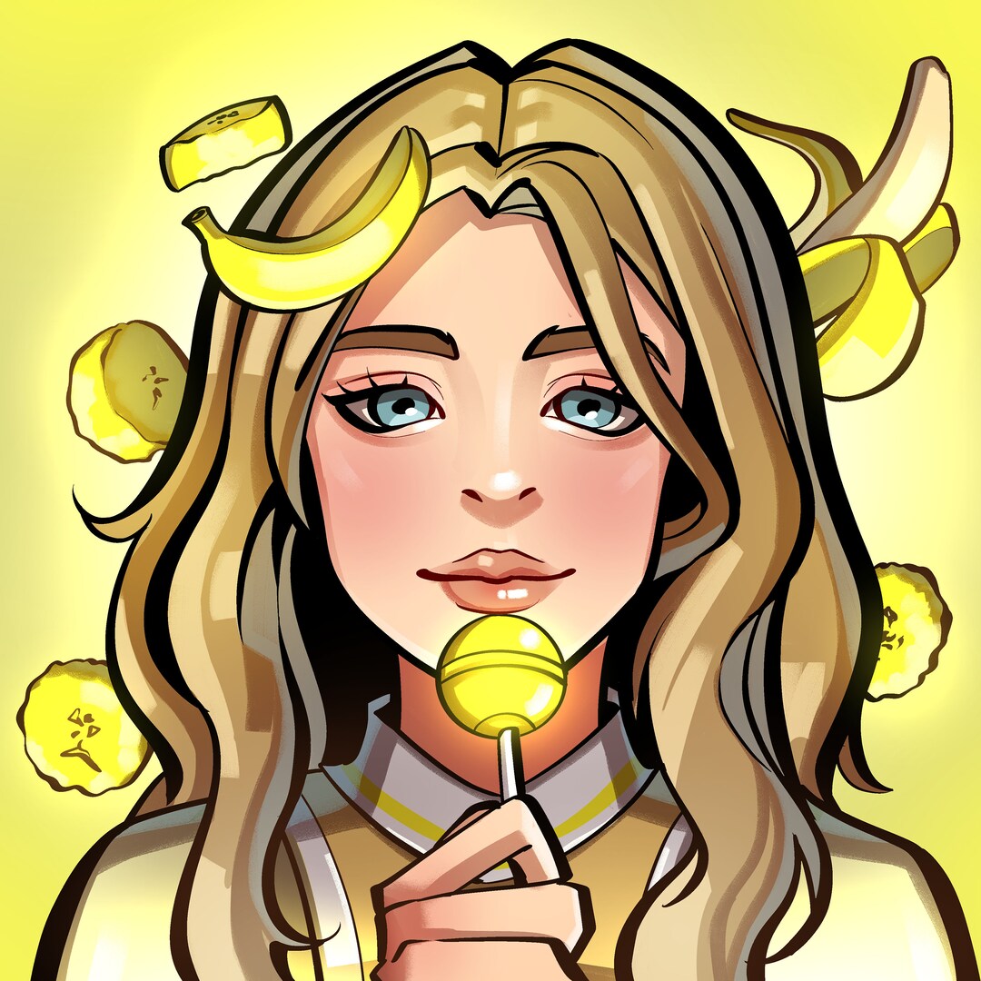 Character Commission Anime Custom PFP Art Social Media Twitch Profile ...