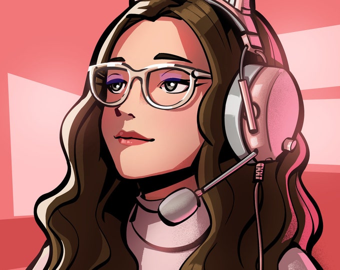 Premade Icon for Twitch Streamers and Social Media Beautiful ...