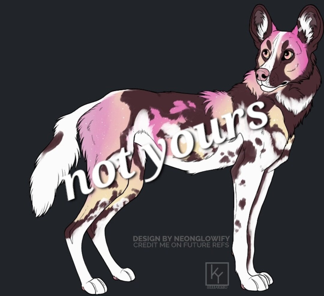 Fursona Fursuit Awd African Wild Dog Wolf Fox Dog Adopt - Etsy UK