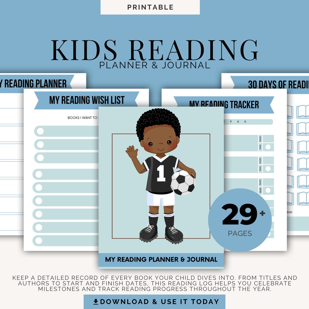 Homeschool Planner, Kids Reading Tracker, Reading Log, Reading Journal ...