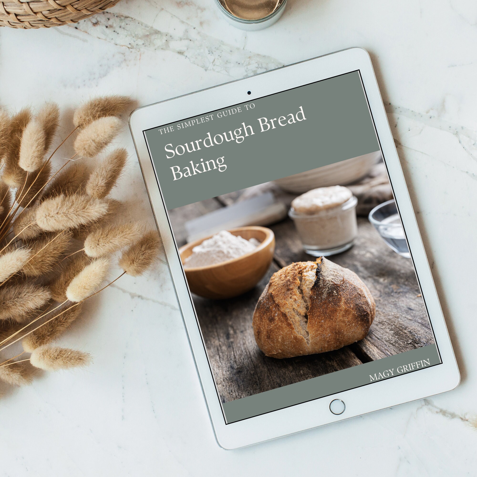 Easy Sourdough Recipe Sourdough Bread Guide to Baking Sourdough Starter Sourdough Gift Easy ...