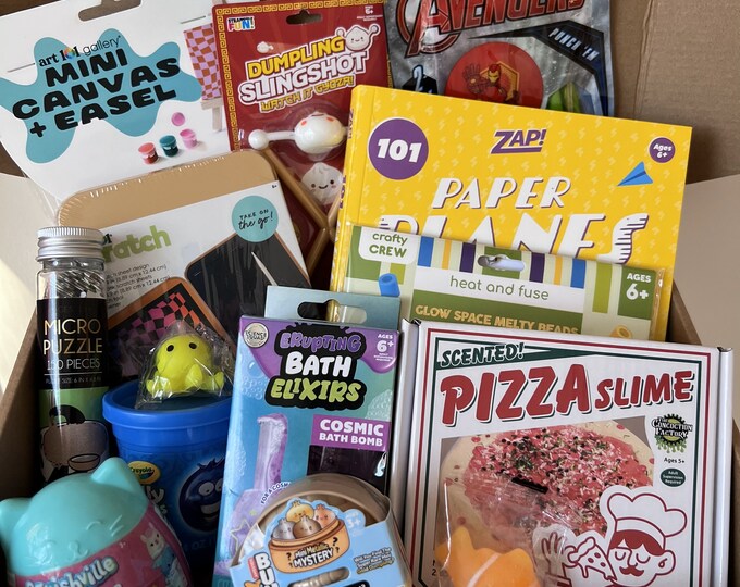 Kids Mystery Box Toys, Crafts, Games, Art, Activities, Stickers ...