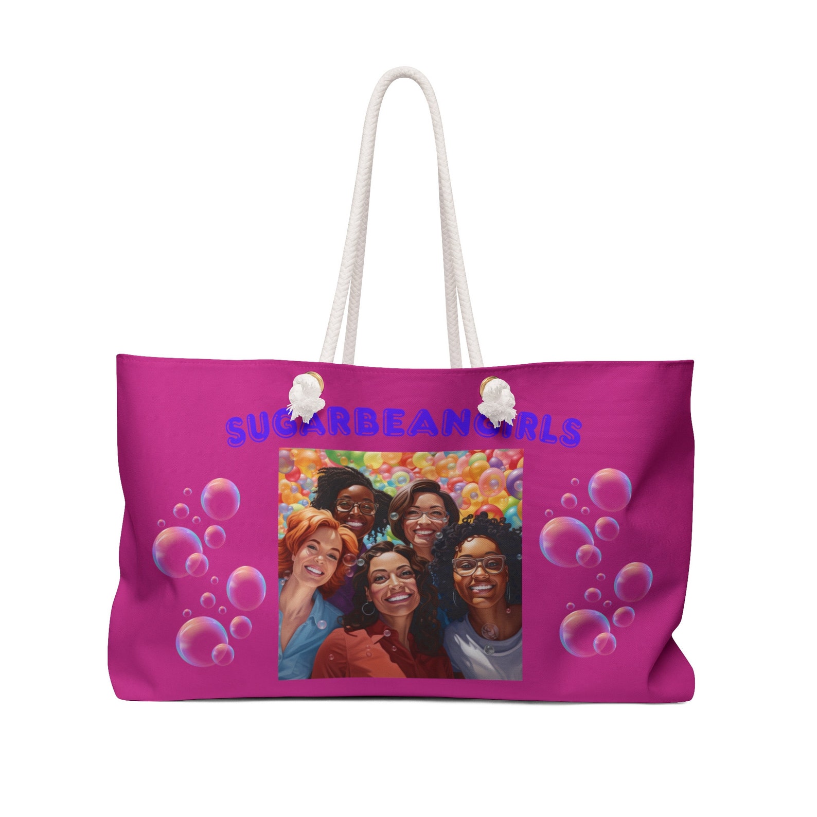 Self-care Weekender Bag, Sugarbeangirls Weekender Bag, Canvas Weekender ...