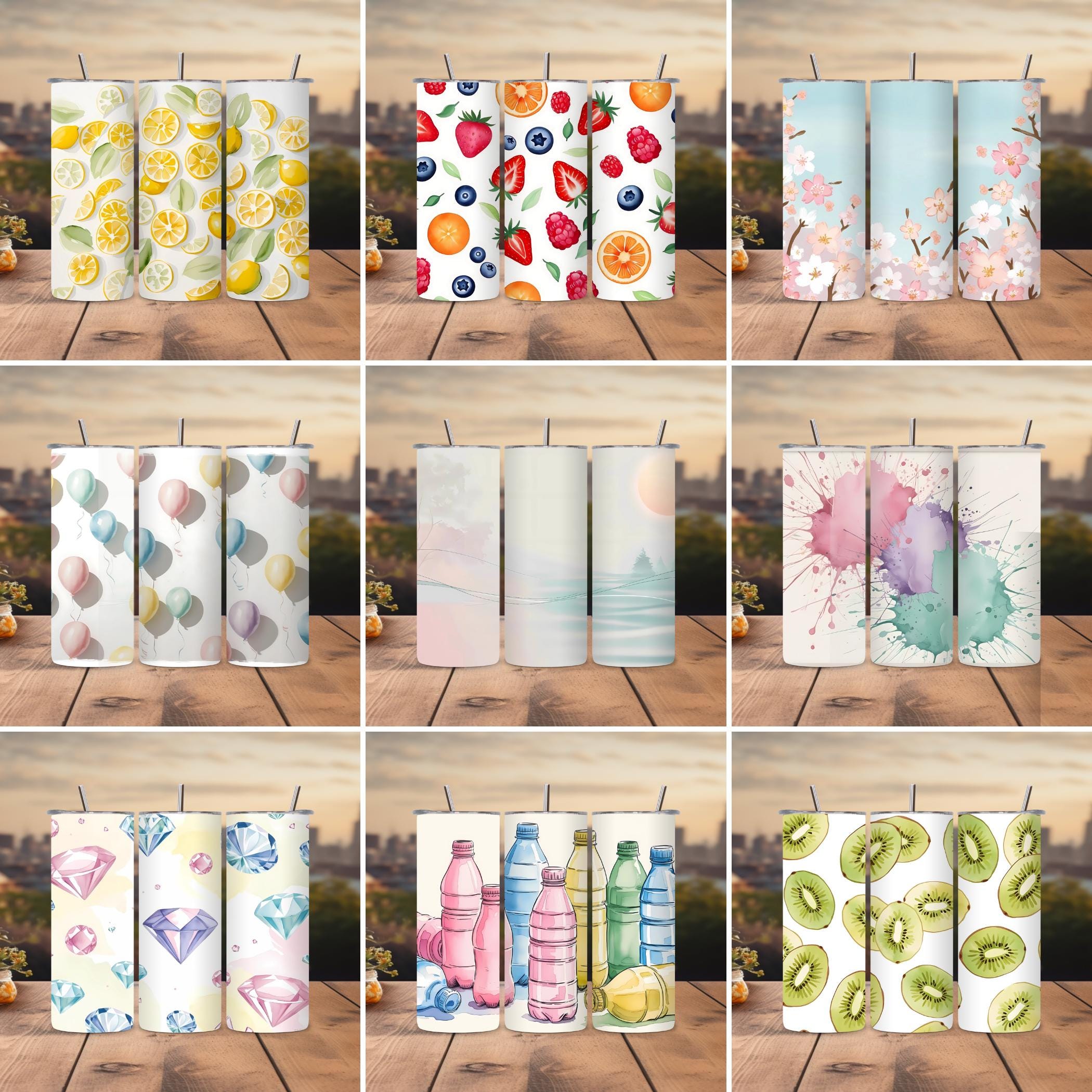 Whole Shop Tumbler Wrap Bundle (60 +), Variety Pack Tumbler Wraps ...