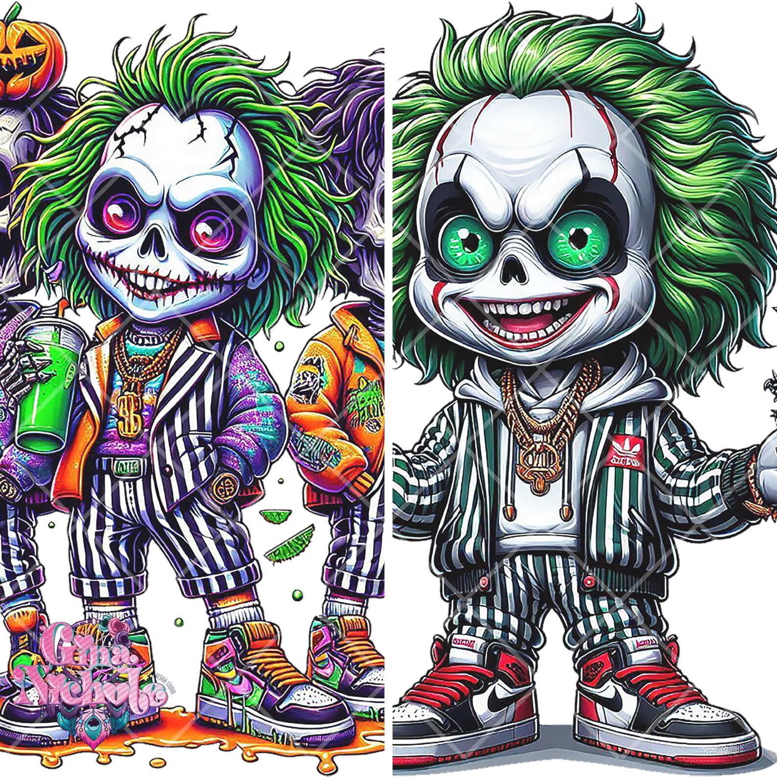 Halloween Ghouls | Urban Horror PNG | Spooky Clipart | Image Bundles ...