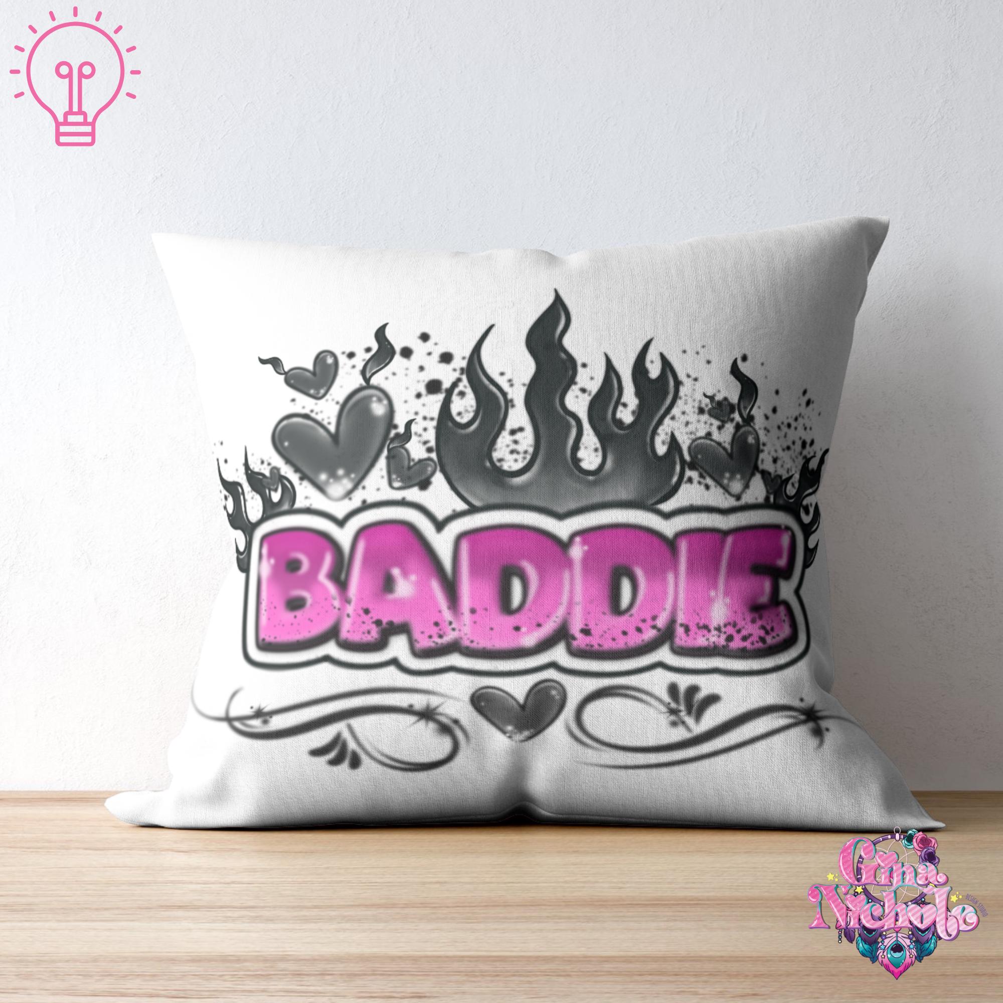 Baddie Airbrush PNG: Black Flame Graffiti Clipart (digital Download ...