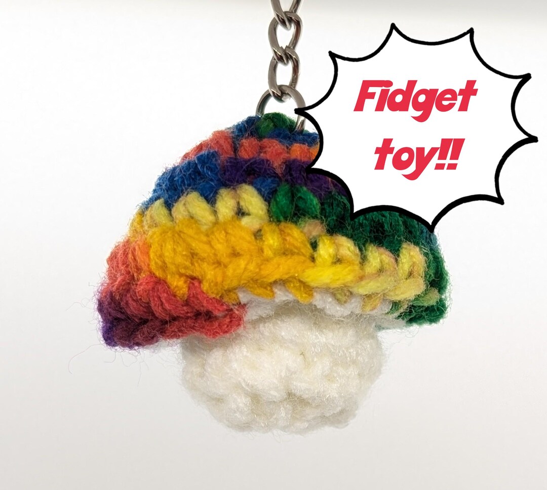 Fidget Toy Mushroom Pop Up, Rainbow Mushroom Toy, Psychedelic Mushroom ...