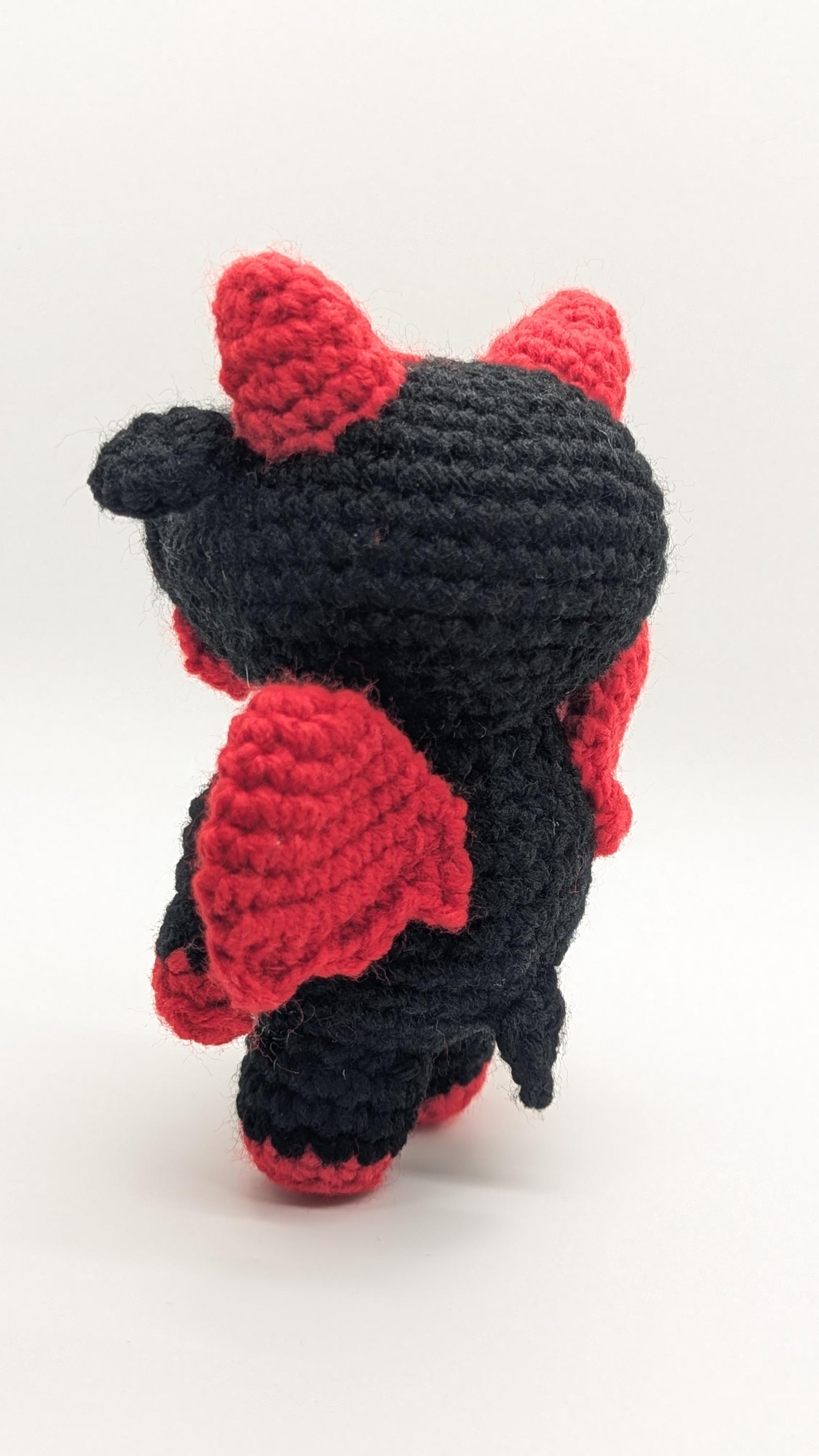 Baphomet Plushie, Red and Black Baphomet, Bapho Plushie, Red and Black ...