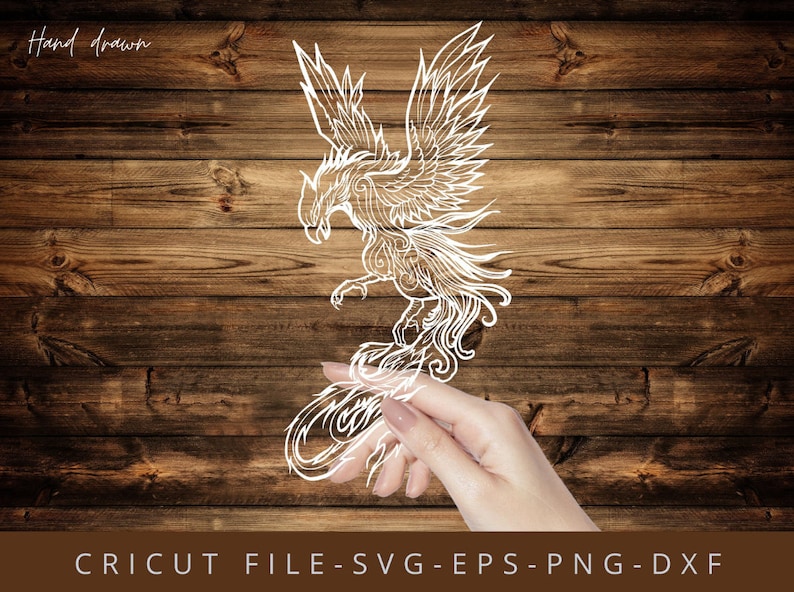 Phoenix Tattoo, Phoenix Art, Phoenix SVG, Phoenix PNG, Phoenix Line Art ...