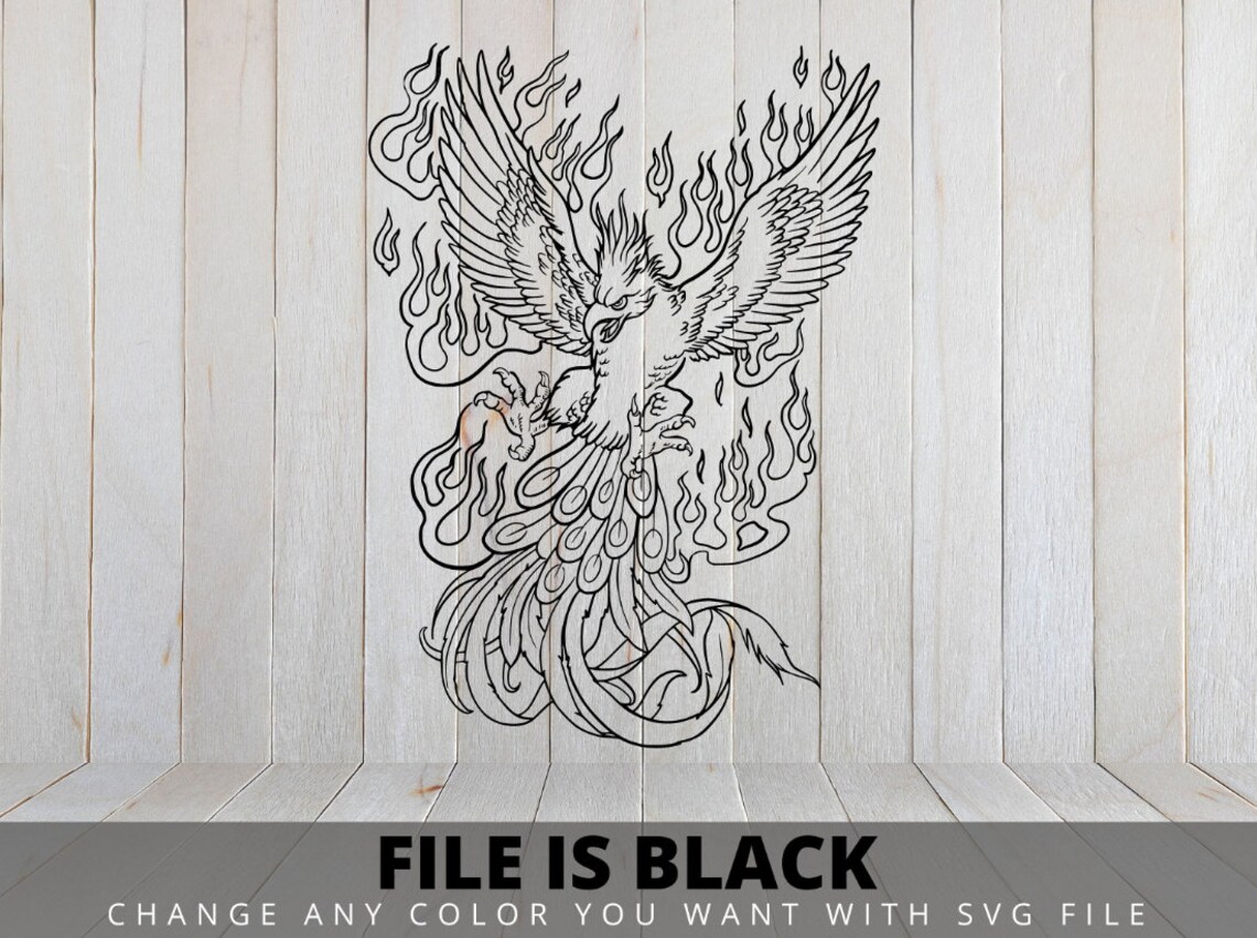 Phoenix Tattoo Phoenix Art Phoenix SVG Phoenix PNG Phoenix - Etsy