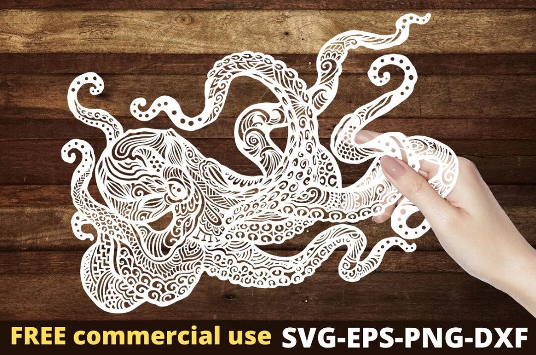 Kraken Svg, Octopus SVG, Squid Svg, Octopus Clipart, Octopus Files for ...