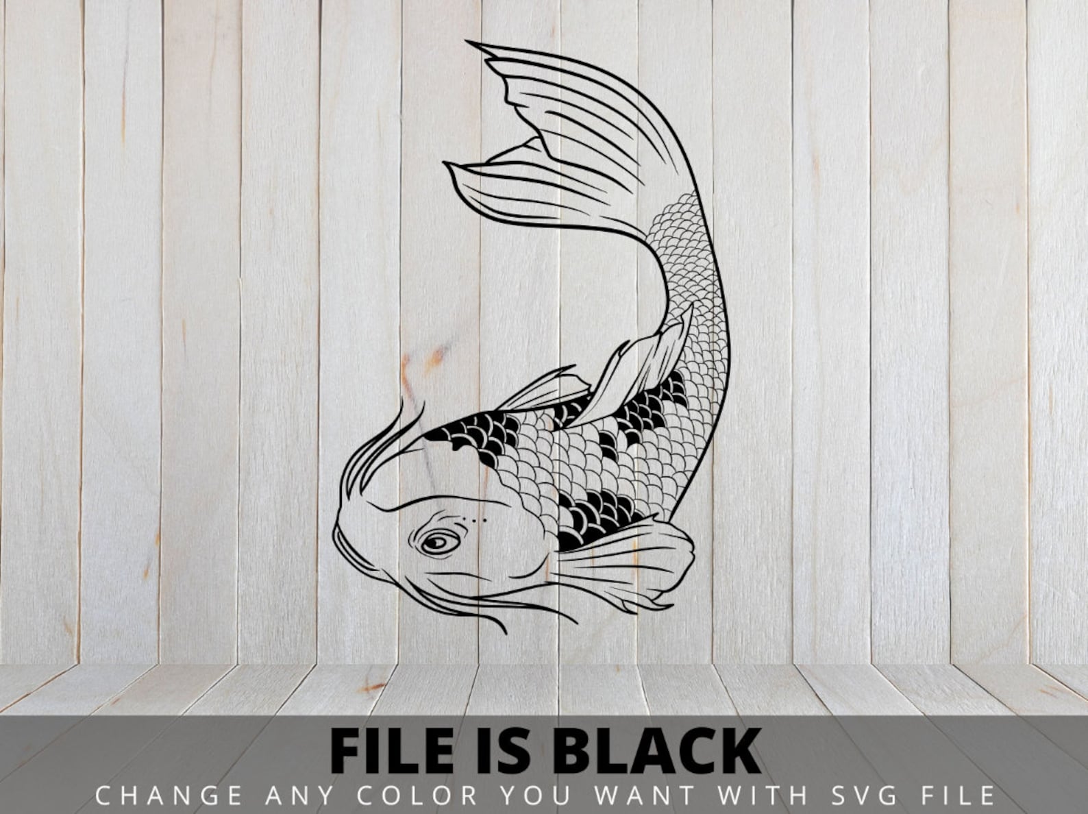 Koi Fish Sticker Koi Fish SVG Koi Fish Tattoo Koi Fish - Etsy