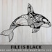 Orca Svg | Orca Laser Cut | Orca Cut File | Octopus Clipart, Orca Files ...