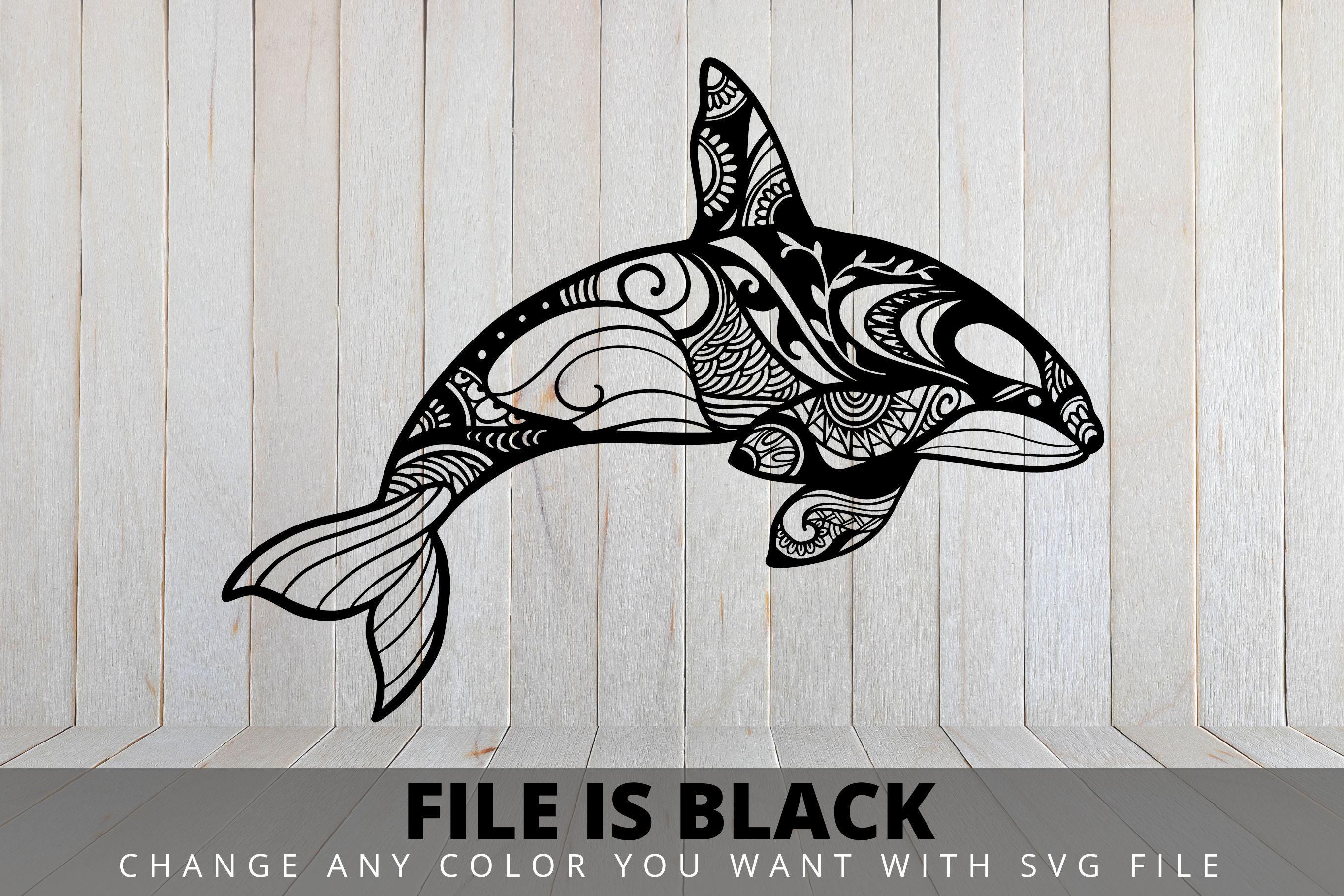 Orca Svg | Orca Laser Cut | Orca Cut File | Octopus Clipart, Orca Files ...