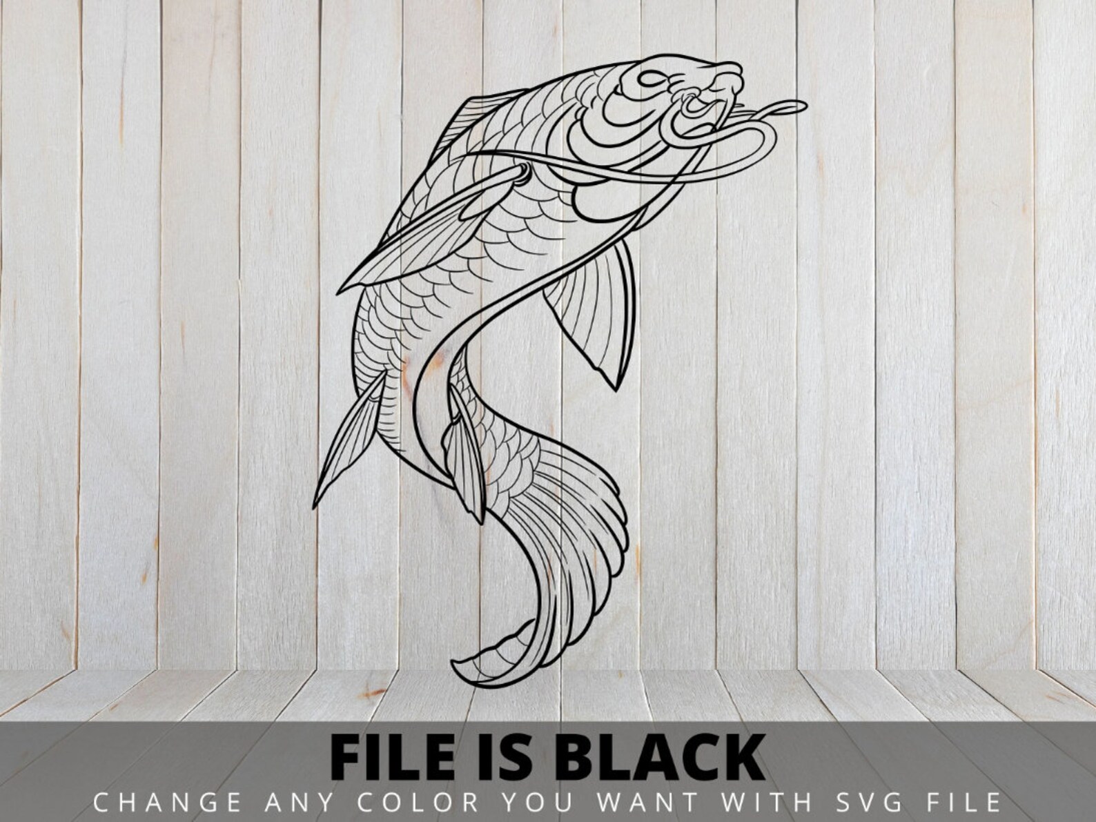 Koi Fish Sticker Koi Fish SVG Koi Fish Tattoo Koi Fish - Etsy