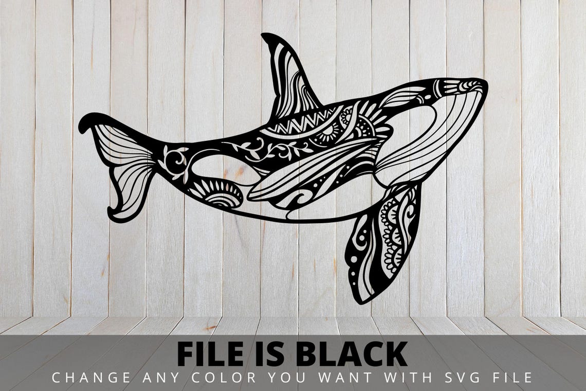Orca Svg | Orca Laser Cut | Orca Cut File | Octopus Clipart, Orca Files ...
