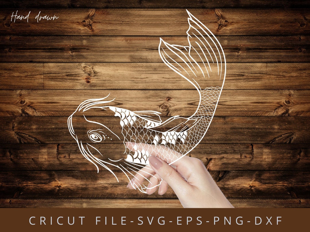 Koi Fish Sticker Koi Fish SVG Koi Fish Tattoo Koi Fish - Etsy