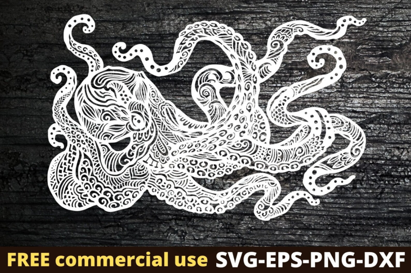 Kraken Svg, Octopus SVG, Squid Svg, Octopus Clipart, Octopus Files for ...