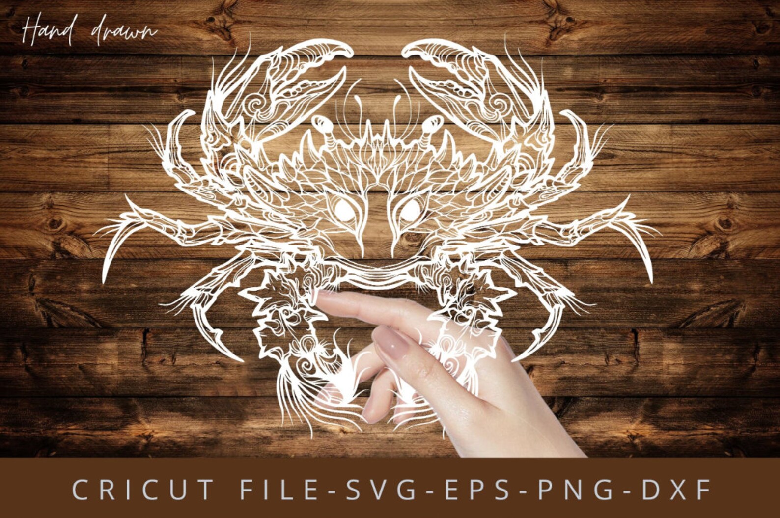 ANTI AI Crab Svg, Crab SVG Cut Files, Crab Clip Art , Clab Files for ...