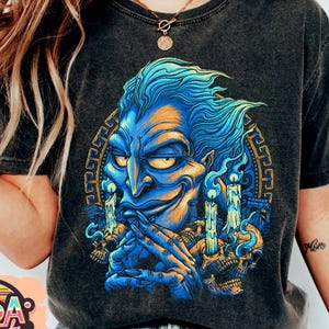 Hercules Hades Vintage Graphic T Shirt, Lord of the Dead Hercules Hades Vintage Graphic T Shirt, Lord of the Dead