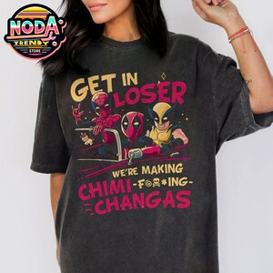 Vintage Marvel Spider-man Deadpool Wolverine Get in Loser Shirt ...