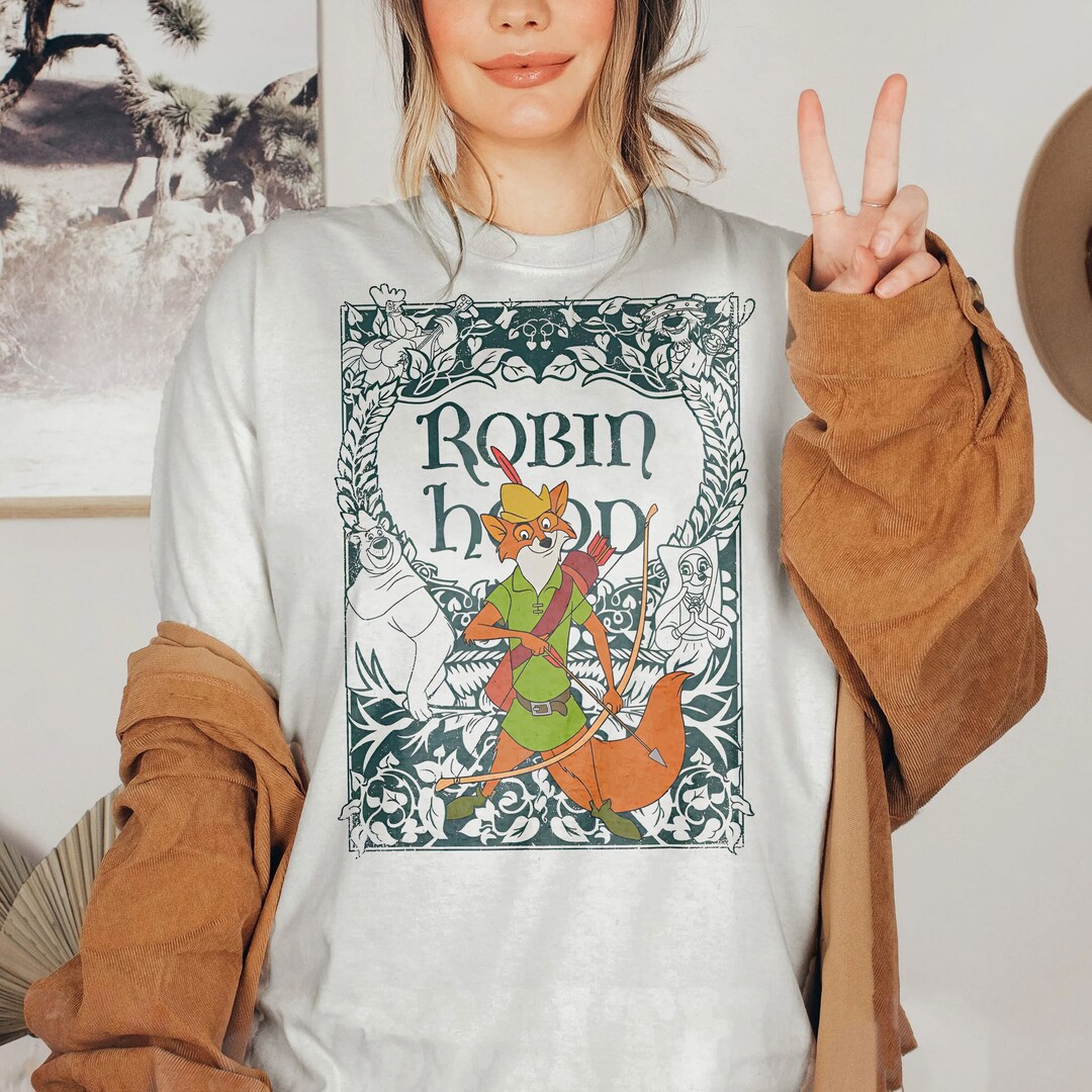 Retro Disney Robin Hood Maid Marian Little John Shirt, Wdw Magic ...