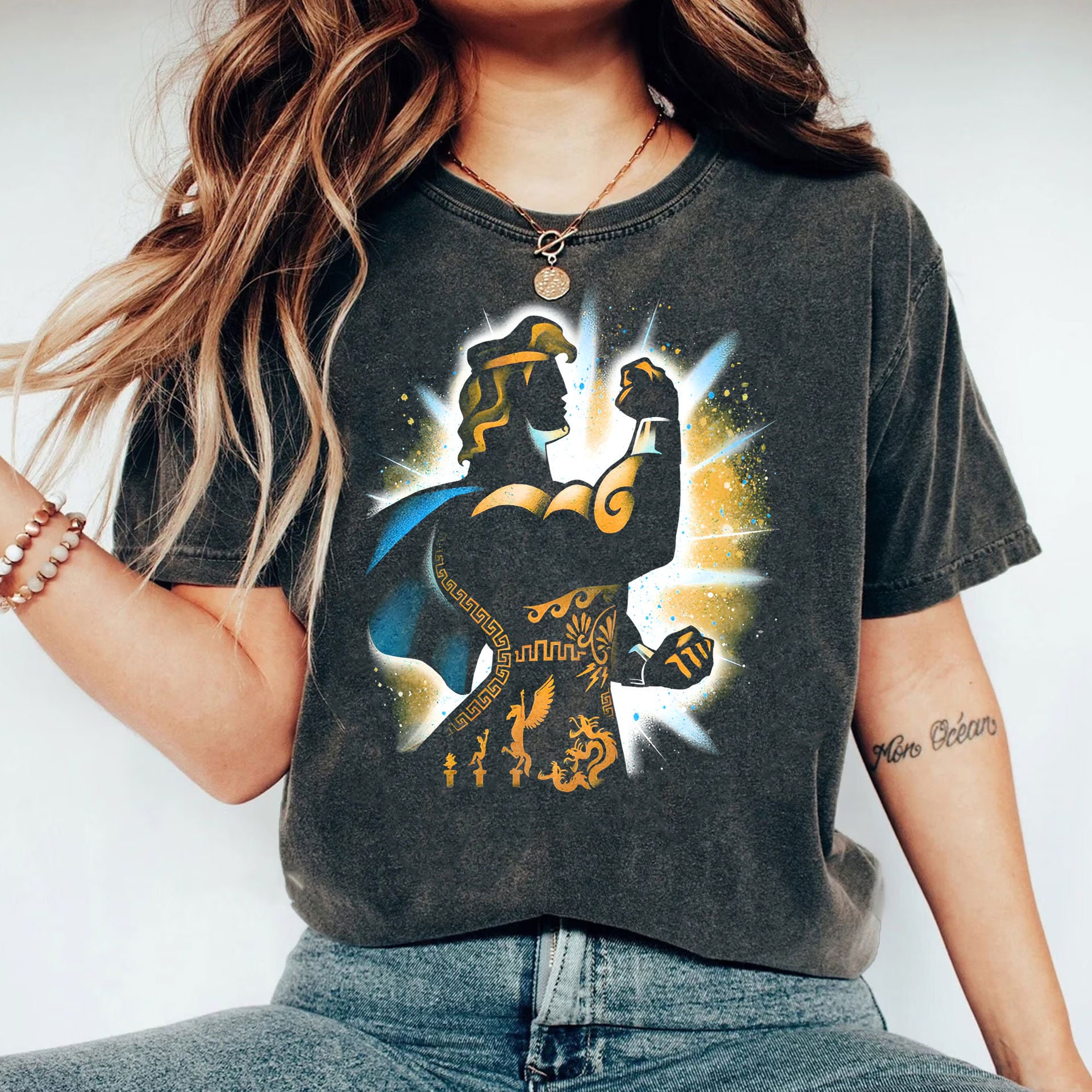 Retro Disney Hercules Portrait Shirt, Walt Disney World T-shirt, the ...