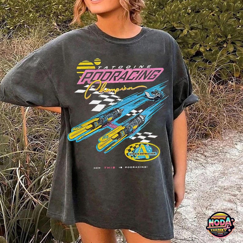 Retro Tatooine Podracing Champion Shirt, Star Wars Shirt, Hollywood ...