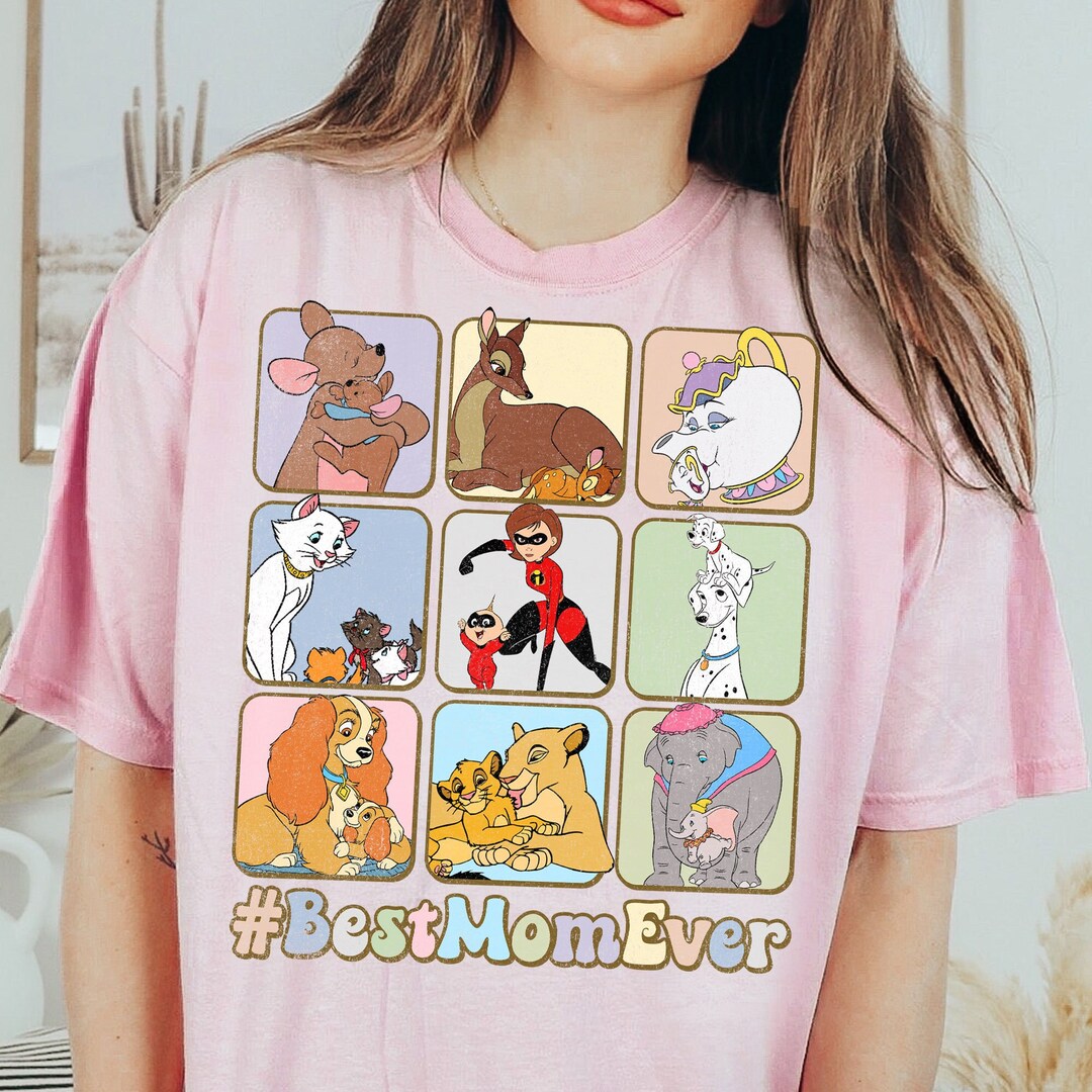 Retro Disney Character Best Mom Ever Shirt, Duchess, Perdita, Mrs ...