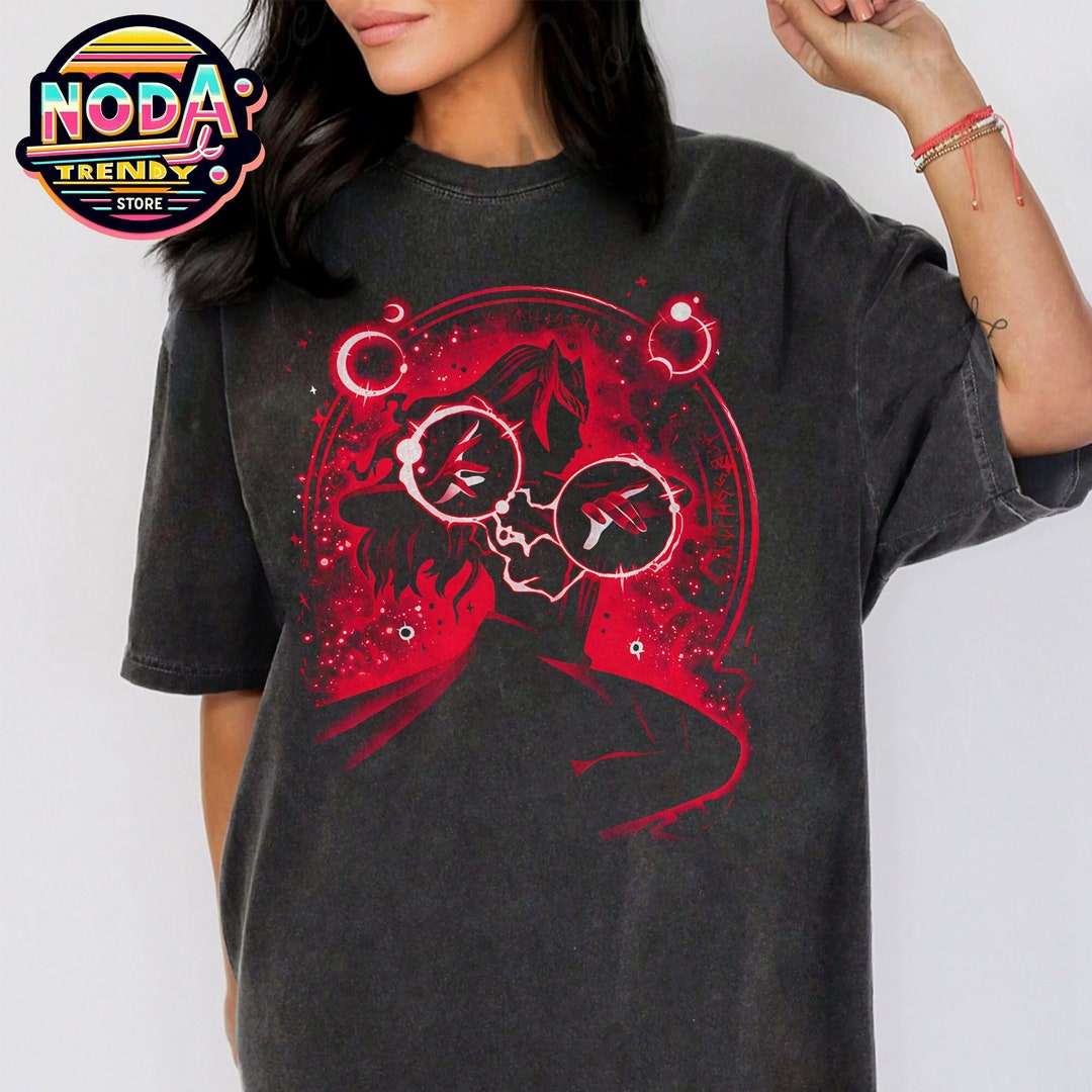 Vintage Marvel Avengers Wanda Maximoff Silhouette Portrait Shirt ...