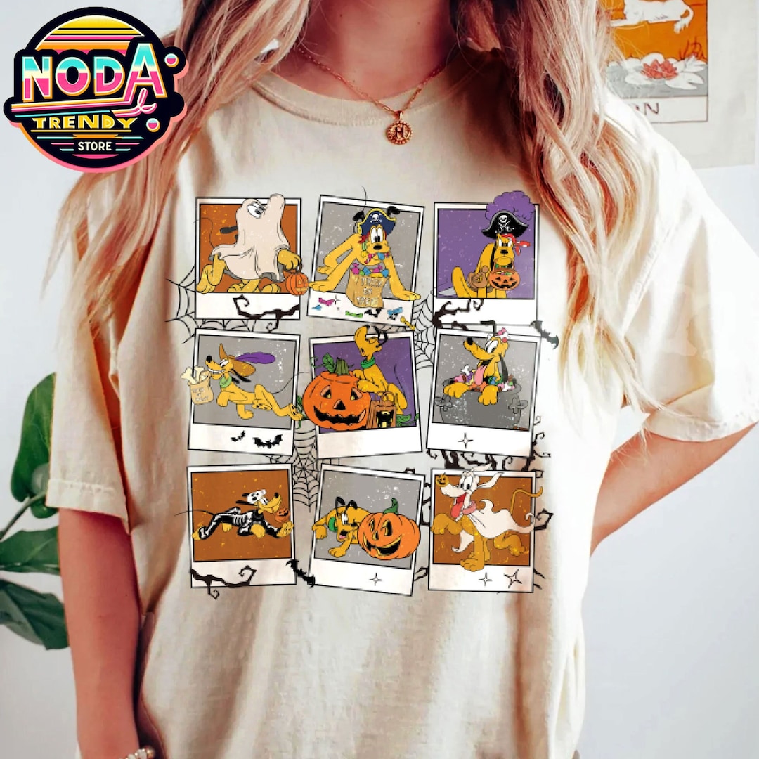 Disney Pluto Halloween Costume Shirt, Mickey's Not so Scary Halloween ...