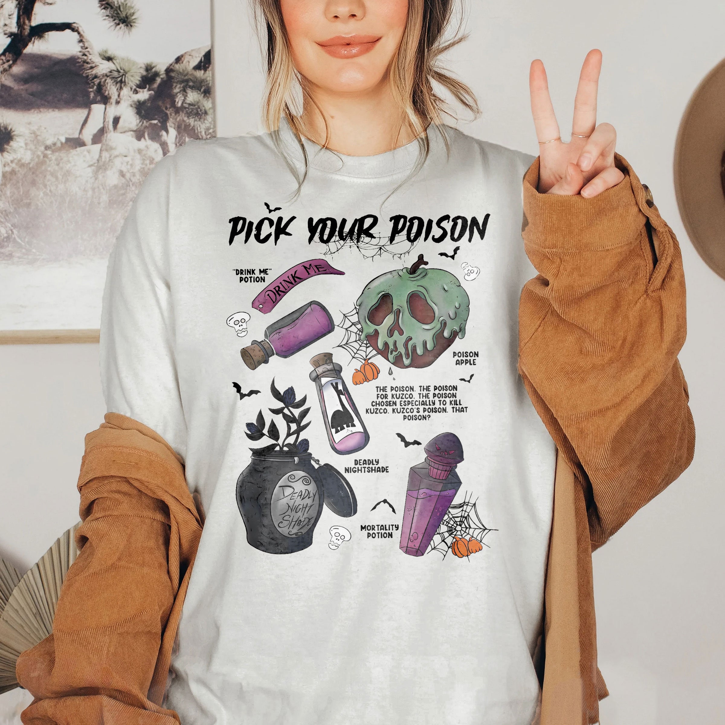 Retro Disney Pick Your Poison Disney Shirt, Disney Villains T-shirt ...