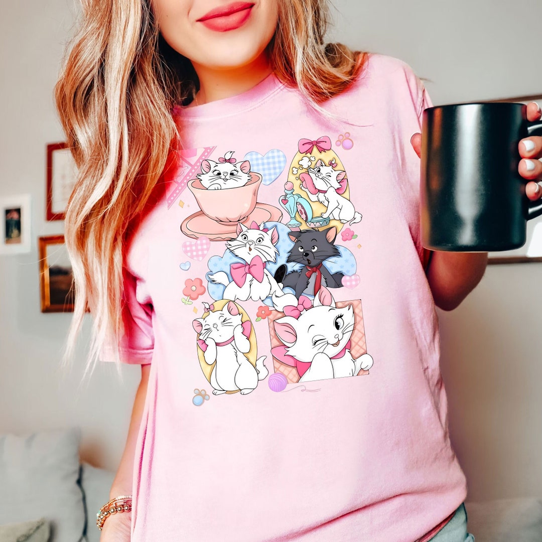 Retro Disney Marie the Aristocats Shirt, Marie Berlioz Toulouse T-shirt ...