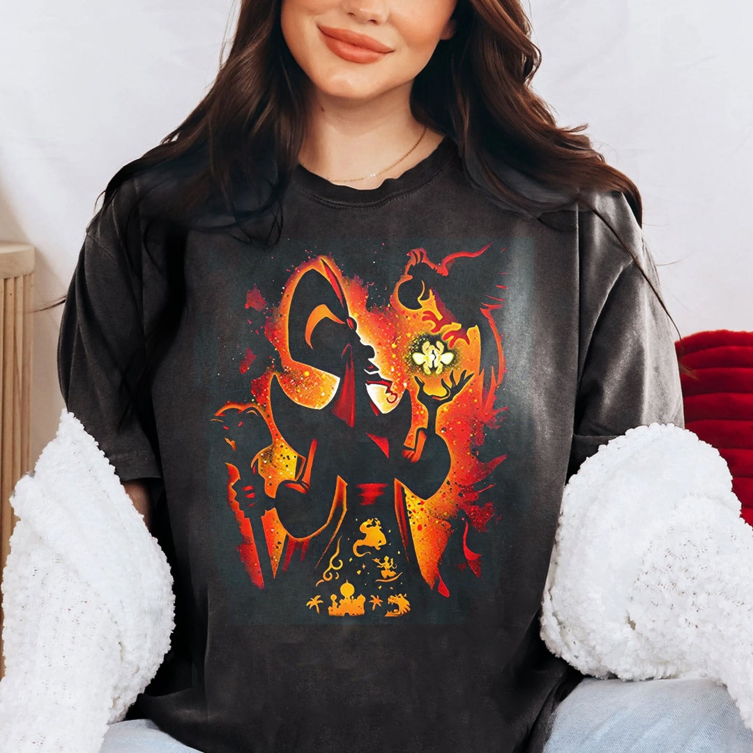 Retro Disney Jafar Aladdin Portrait Shirt, Disney Villains Jafar T ...