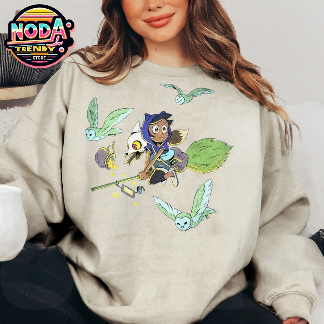 Retro Disney the Owl House Luz Noceda and King Shirt, Owl House Hexside ...