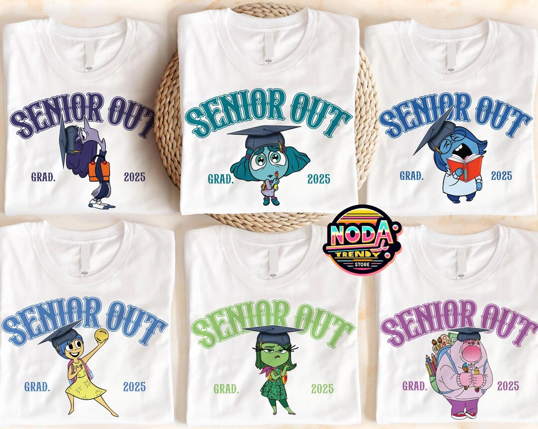 Pixar Senior Out T-shirts, Inside Out Senior Shirt, Senior Class 2025 ...