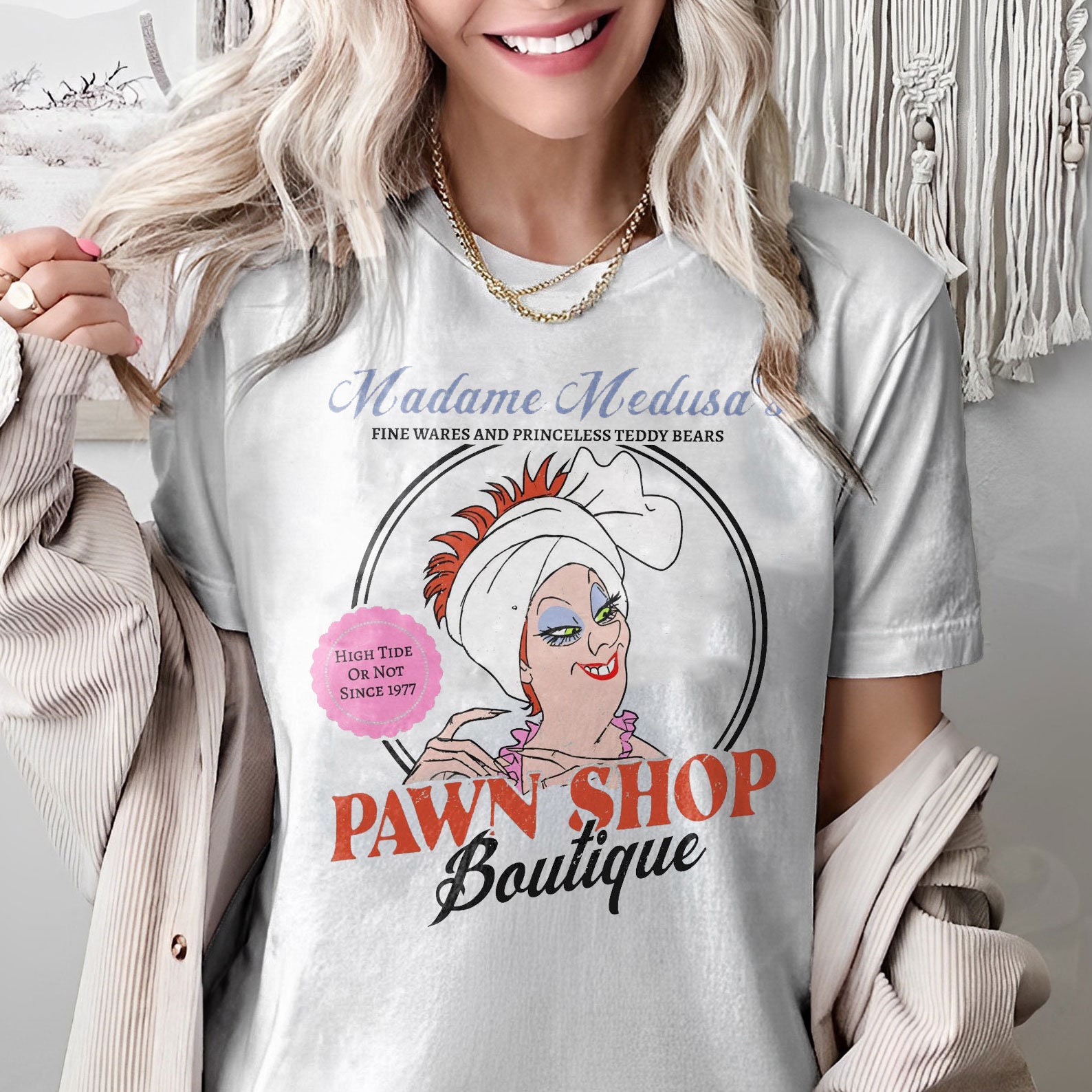 Retro Disney Villains Madame Medusa Shirt, the Rescuers Villains Pawn ...