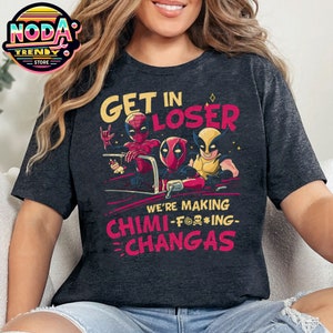 Vintage Marvel Spider-man Deadpool Wolverine Get in Loser Shirt ...