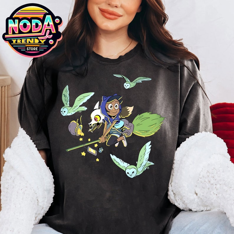 Retro Disney the Owl House Luz Noceda and King Shirt, Owl House Hexside ...