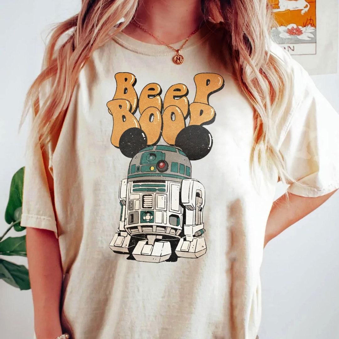 Retro Star Wars Droid R2D2 Beep Boop Shirt, Galaxy's Edge T-shirt ...