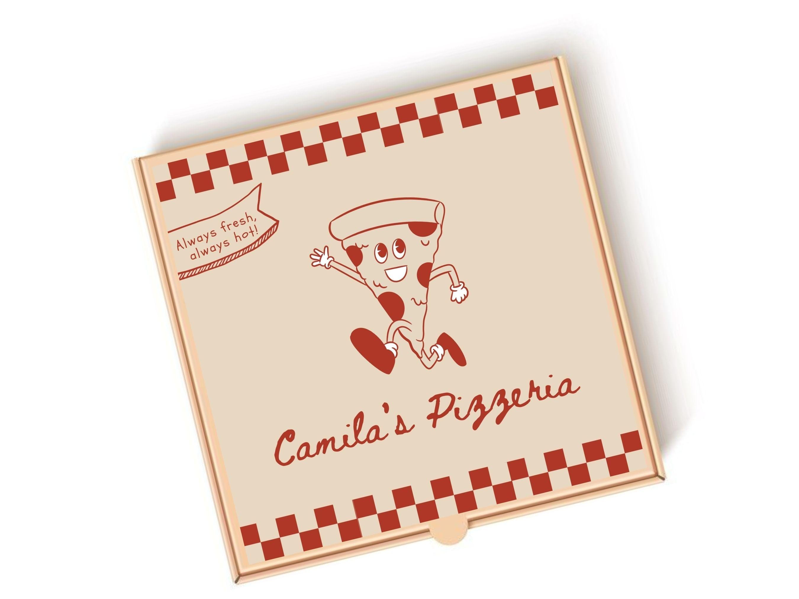 Editable Retro Pizza Box Labels - Groovy Pizza Theme - Italian Birthday ...
