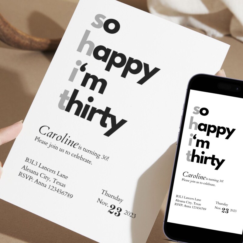 So Happy Im Thirty - Etsy