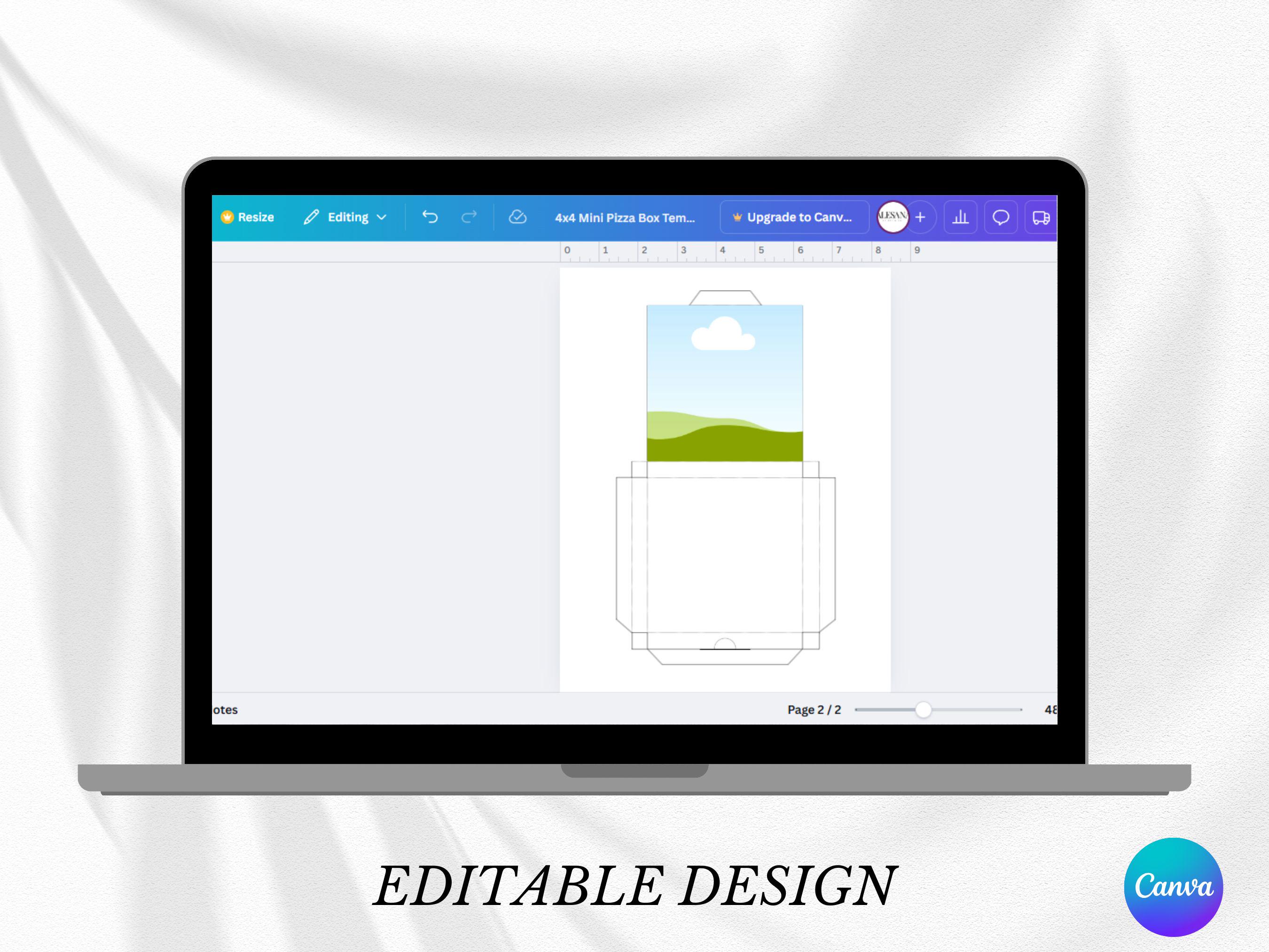 Printable Mini Pizza Box Template, DIY Pizza Party Box, Pizza Slice Box ...