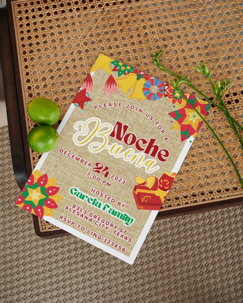 Editable Noche Buena Invitation - Maligayang Pasko - Philippines ...
