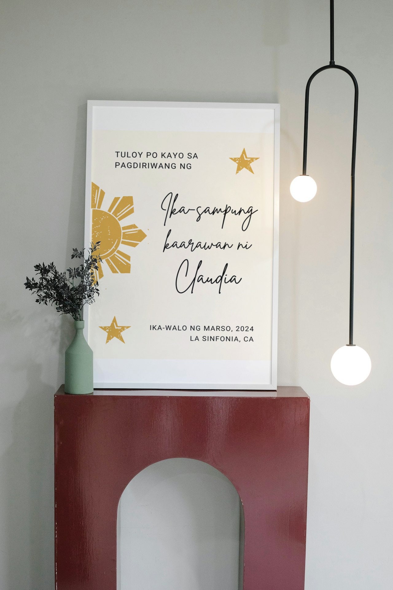 Editable Filipino Party Fiesta Theme Welcome Sign, Filipino Party ...