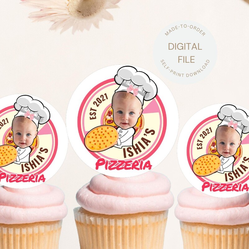 Chef Cupcake Toppers - Etsy
